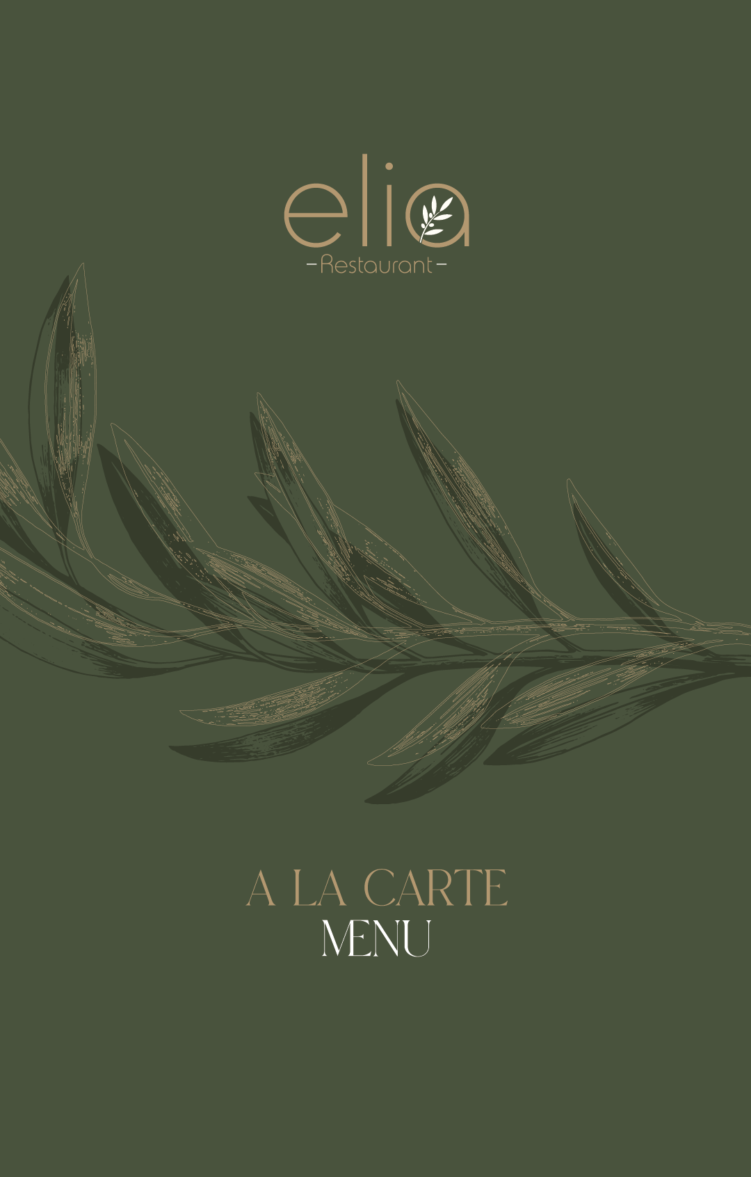 Menu - Elia Restaurant